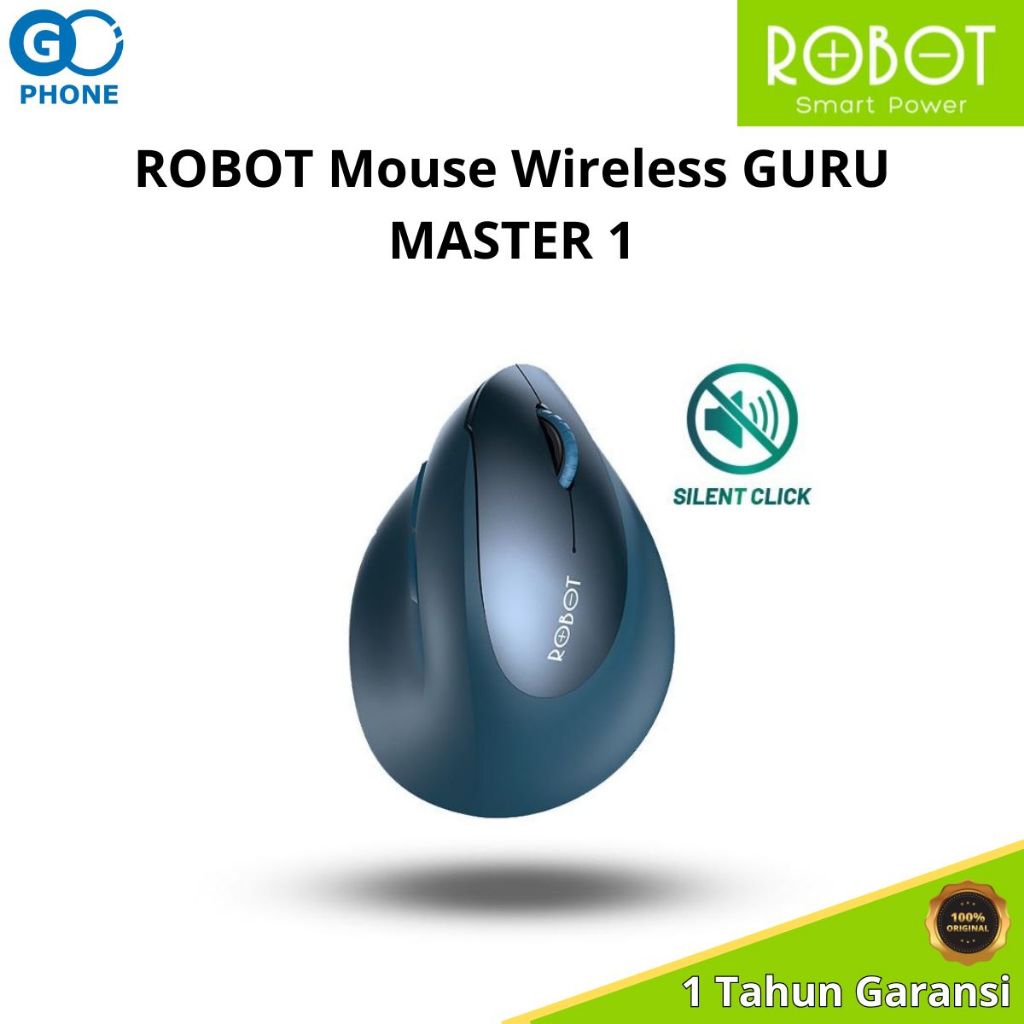 Jual ROBOT Dual Mouse Wireless and Mouse Bluetooth Guru Master 1 ...