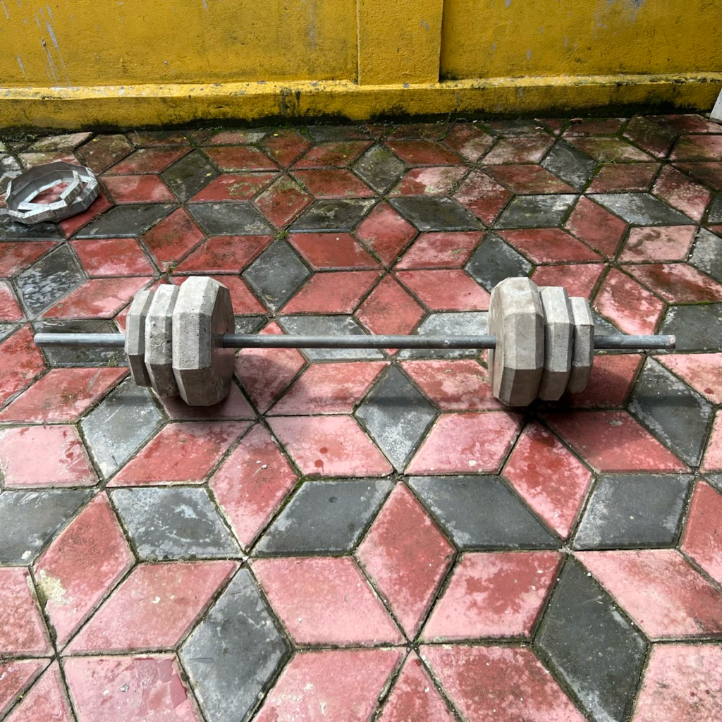 Jual Stick Barbel Curl 1,50 Meter stick Pull Up Bar Besi | Shopee Indonesia