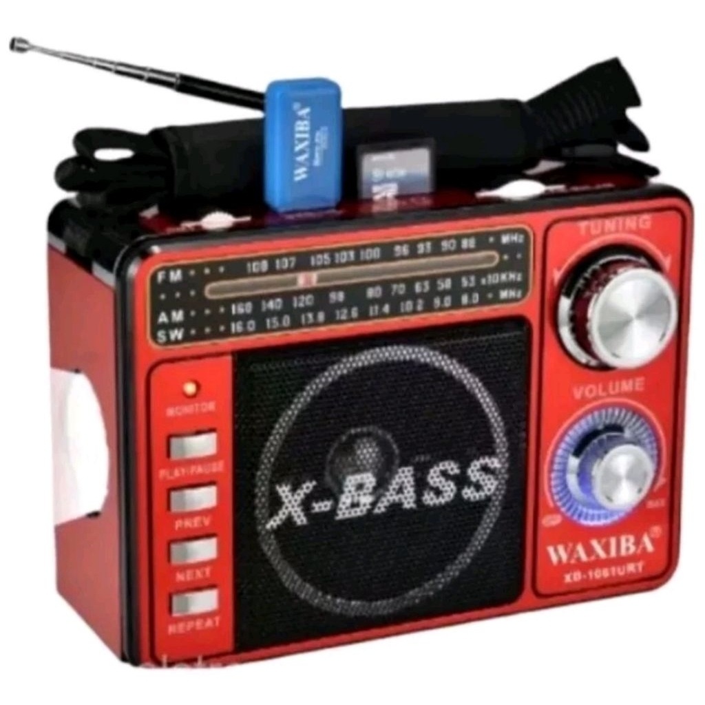 Jual (COD) BAYAR DI TEMPAT!!! RADIO KLASIK/JADUL SN-4020BT 3 BAND + MP3 ...