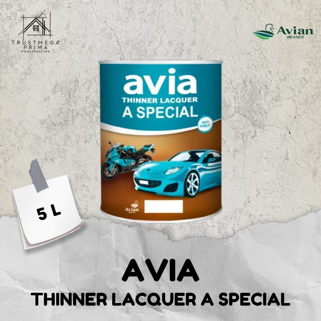 Jual THINER AVIA THINNER A SPECIAL 5L | Shopee Indonesia