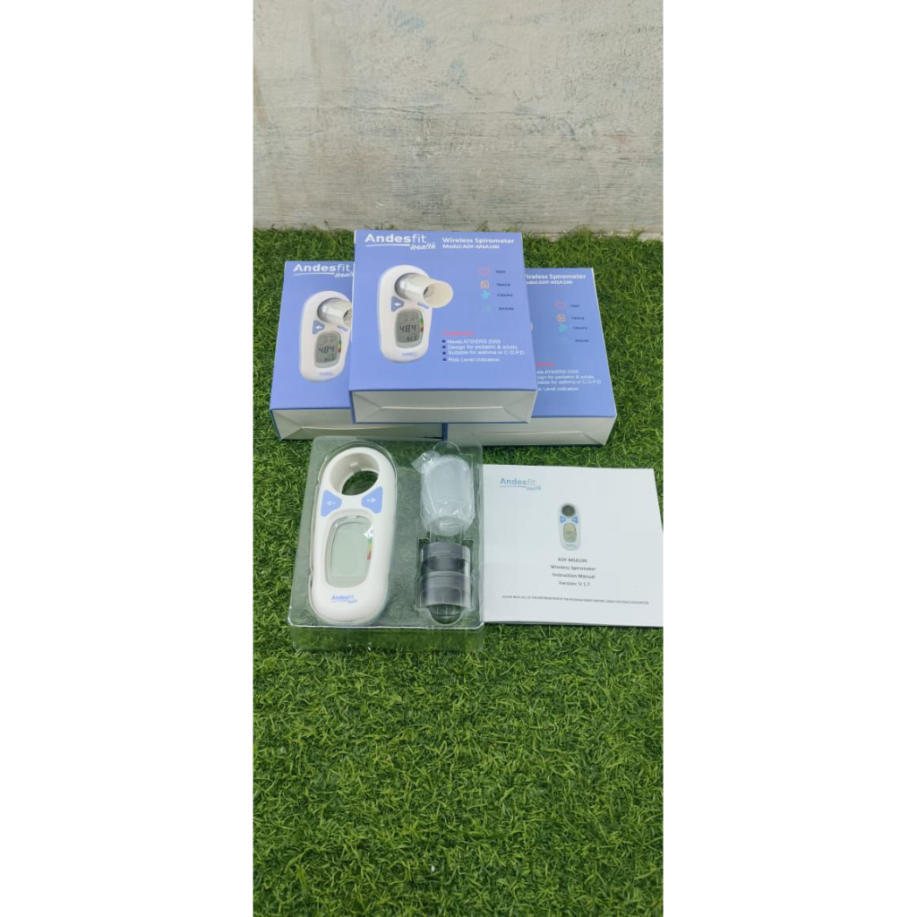 Jual PORTABLE DIGITAL SMART WIRELESS SPIROMETER ADF-MSA100 SPIROMETRY ...