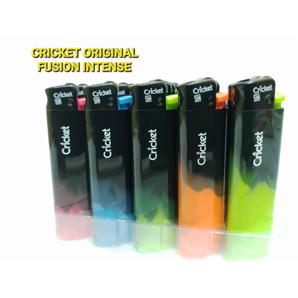 Jual KOREK CRICKET ORIGINAL FUSION INTENSE 1Box isi 25pcs | Shopee ...