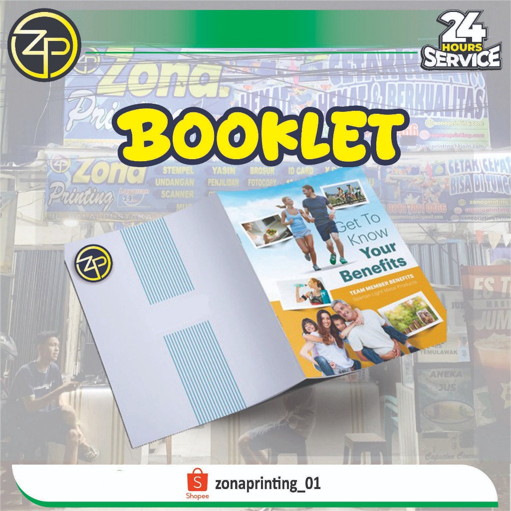 Jual CETAK BOOKLET A5/Isi HVS BEWARNA | Shopee Indonesia