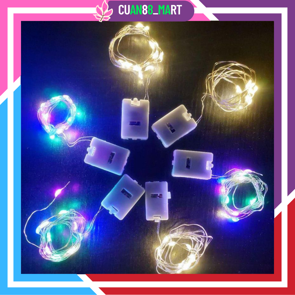 Jual Lampu Hias Dekorasi Gift Box Bucket / Lampu Kawat LED / Lampu Hias ...