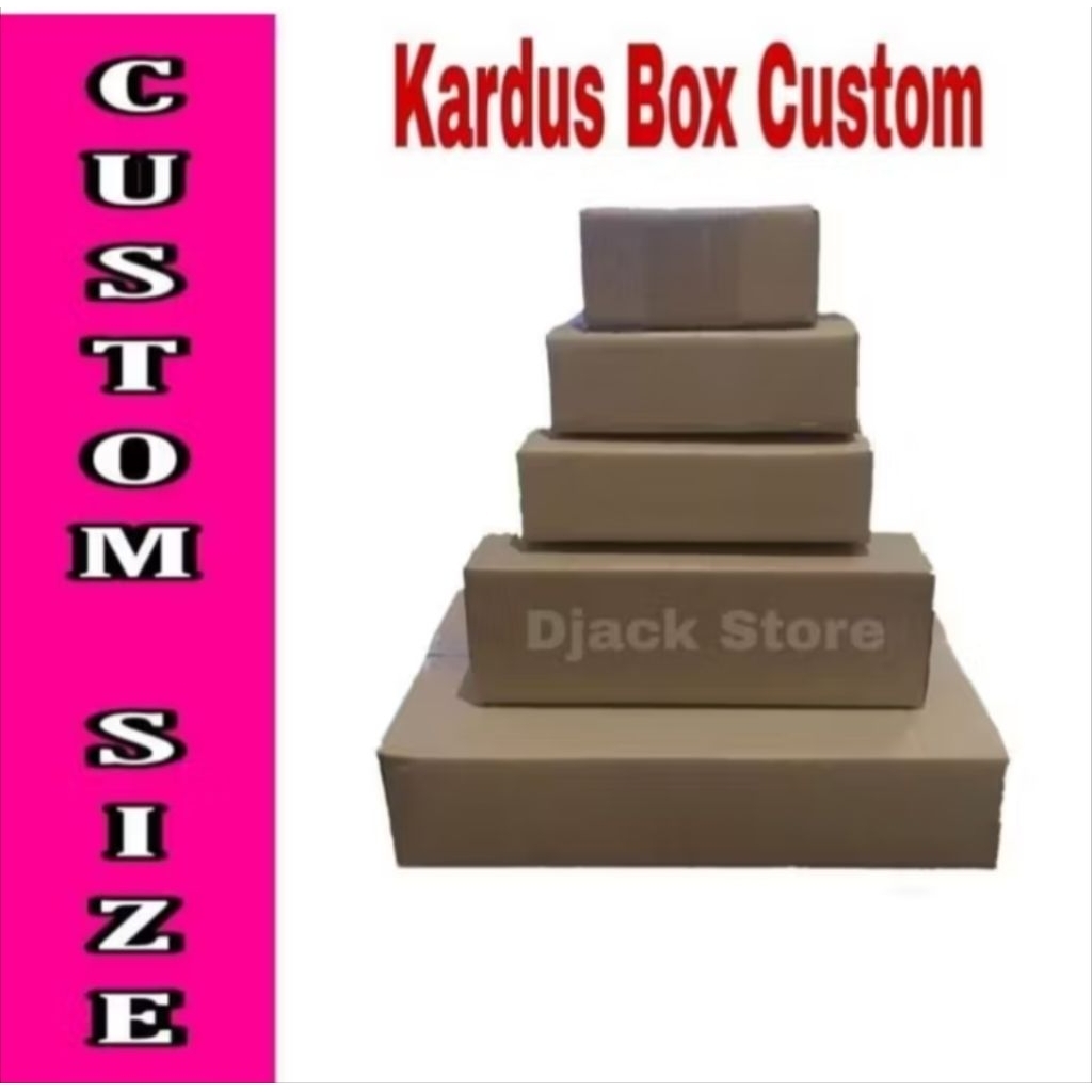 Jual Custom Kardus Box 18x10x8 Cm | Shopee Indonesia