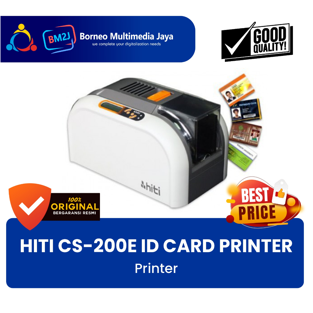 Jual Printer ID Card HITI CS-200E CS200E Printer Kartu PVC ID Card ...