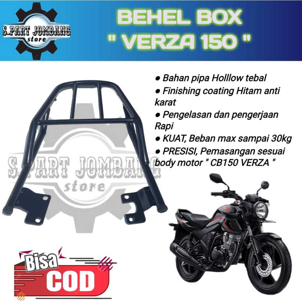 Jual Bracket Breket Box Motor CB150 VERZA Begel Behel Belakang Honda ...