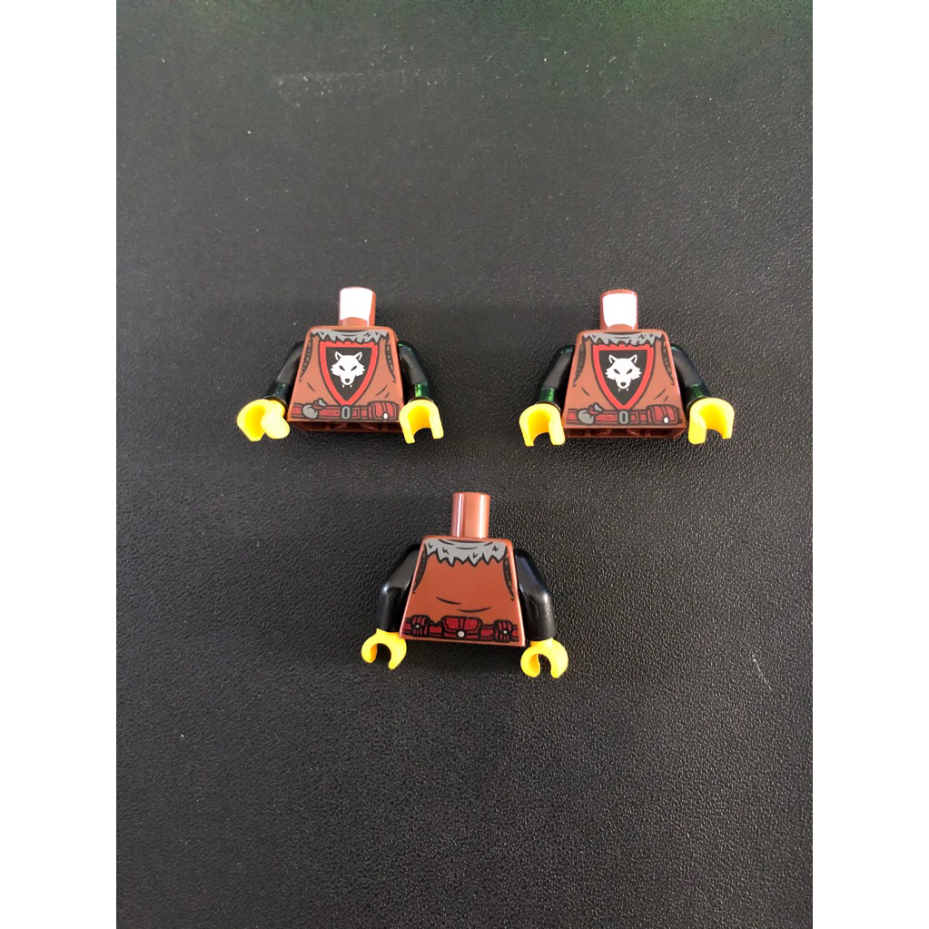 Jual Lego Parts - 973pb5568c01 - Torso Castle Wolfpack with Black and ...