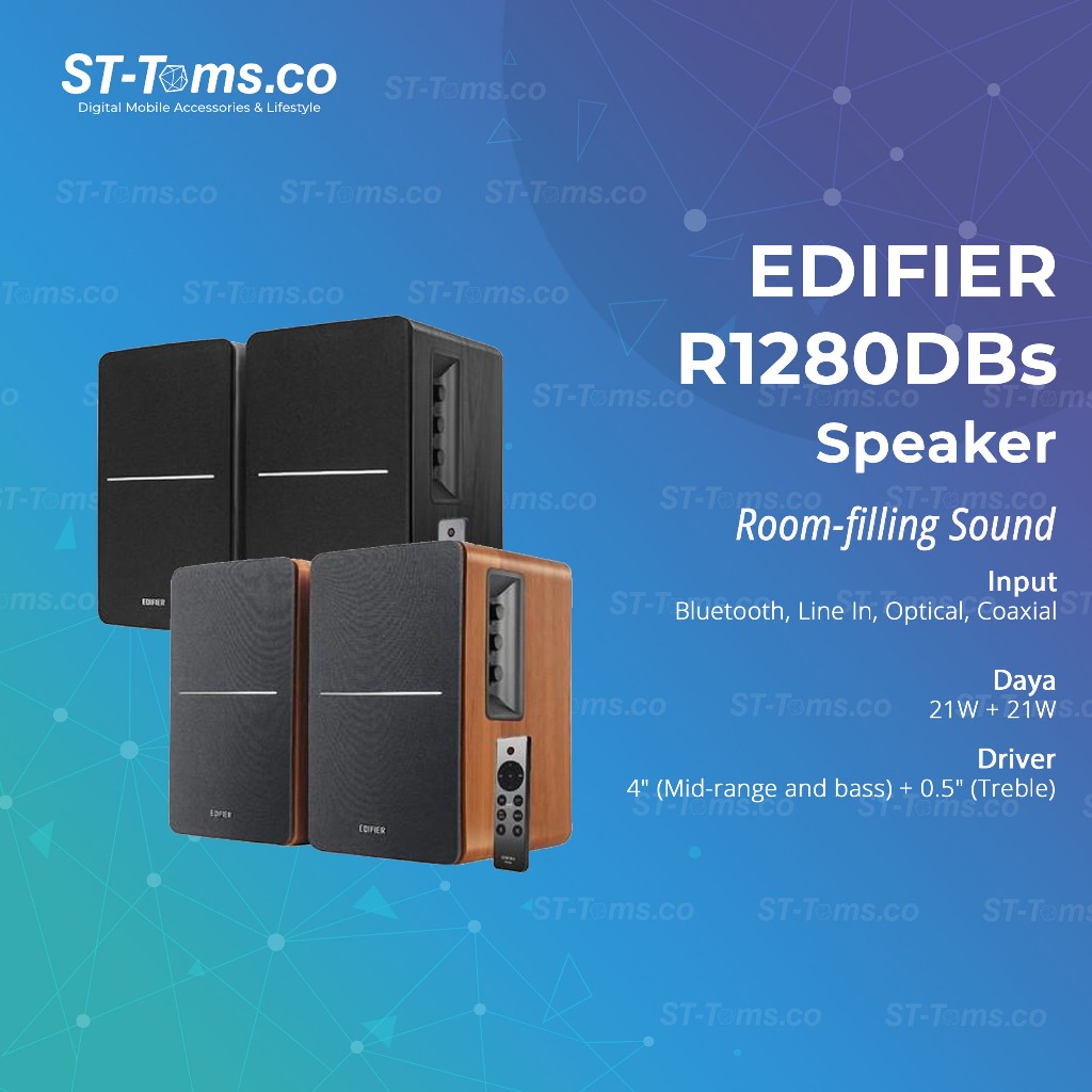 Jual Edifier R1280DBs / R1280 DBs / R1280 DBs 2.0 Active BookShelf Speaker Meja Rak Buku ...