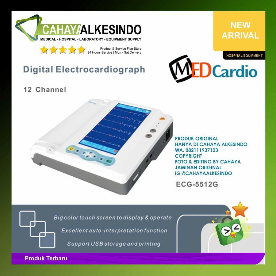 Jual ECG 12 Channel MedCardio | EKG 12ch Digital Electrocardiograph ...