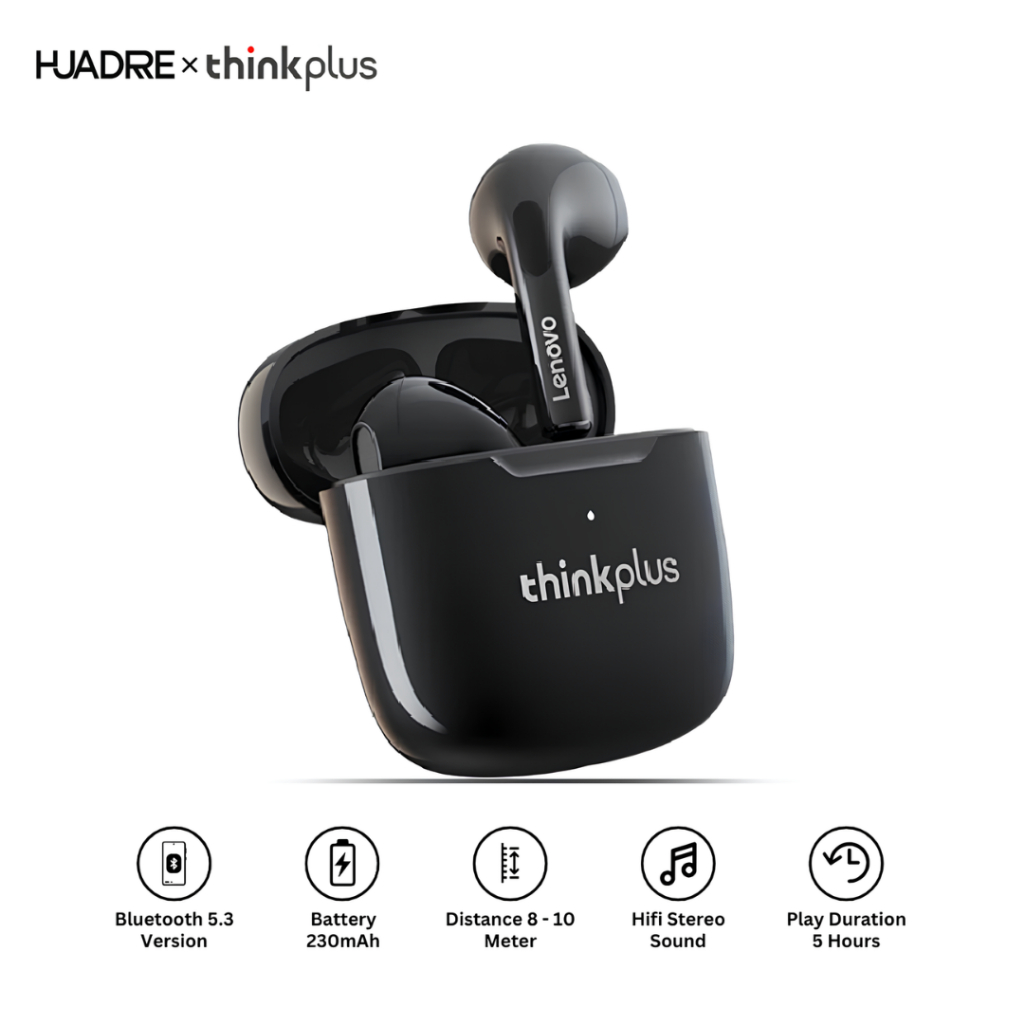 Jual HUADRRE x Lenovo Thinkplus LP1 Wireless Bluetooth Mini Earbuds TWS Earphone Headset Hifi ...