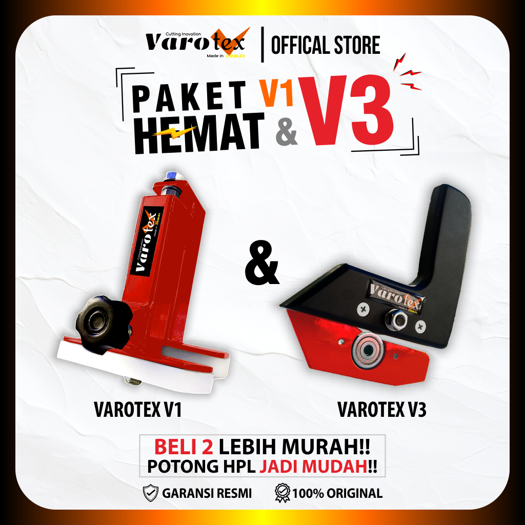 Jual Varotex Paket Hemat Bundling V1 dan V3 100% Original Alat Potong ...