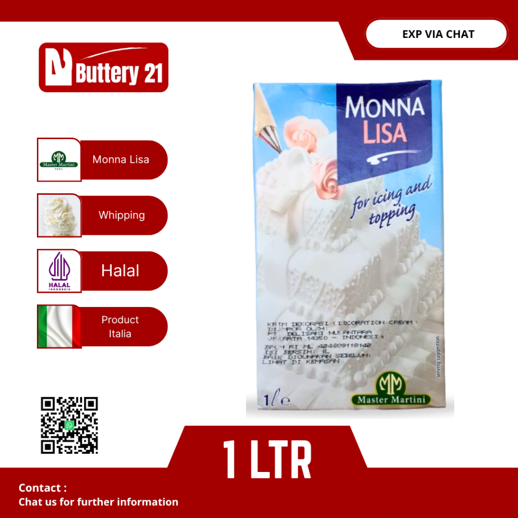 Jual MASTER MARTINI MONNA LISA 1 L/MONNALISA 1 L/MONNA LISA TOPPING 1 L ...
