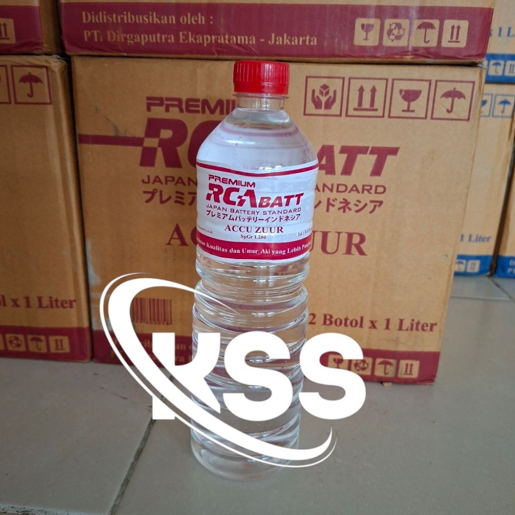 Jual AIR ACCU ZUUR MOBIL TRUK DLL PREMIUM RCA BATT BOTOL MERAH 1 LITER ...