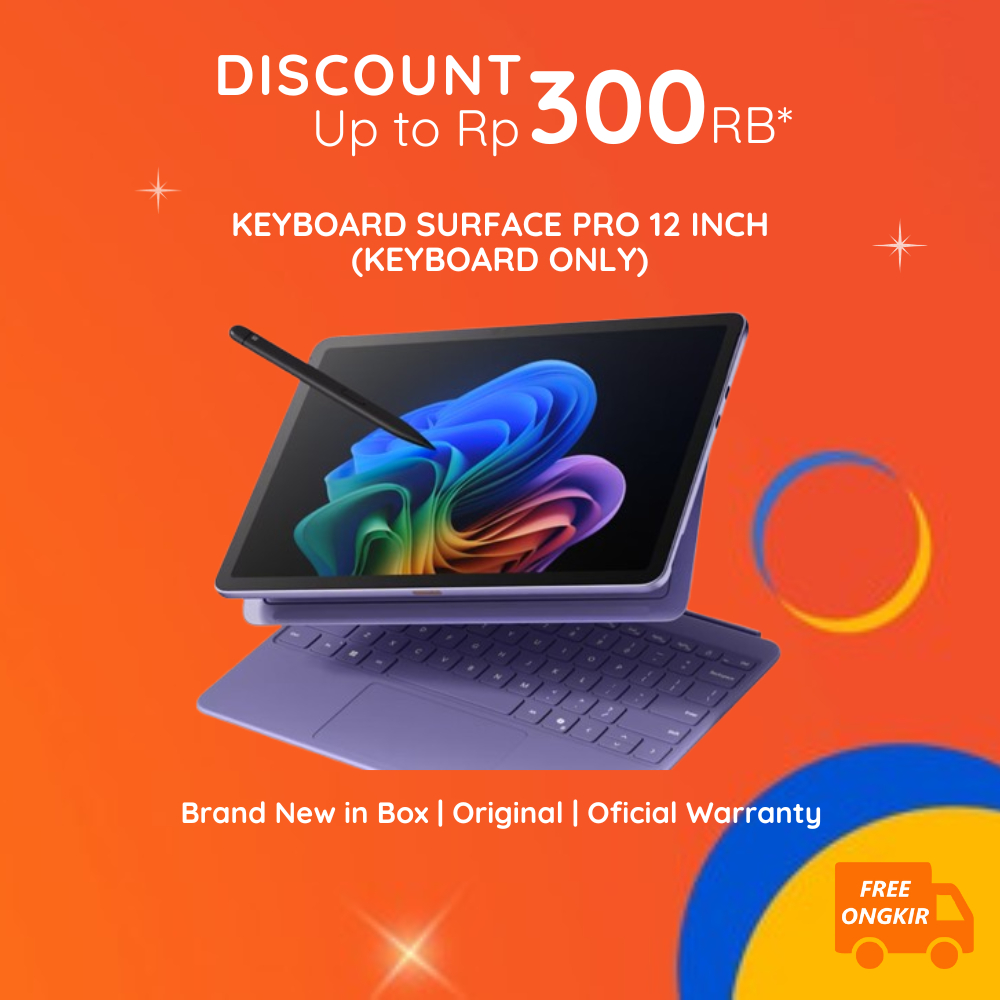Jual Microsoft Surface Pro 12-inch Keyboard with Slim Pen / Type Cover ...