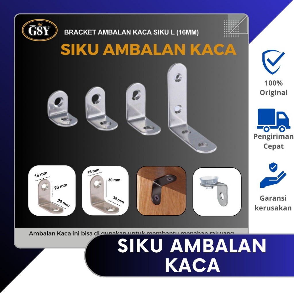 Jual Siku Ambalan L / Bracket Siku Ambalan / Penyangga Siku ( Siku ...