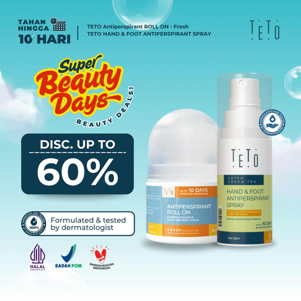 Jual [SUPER PROMO] TETO - Paket Mix Teto Hand and Foot Spray 30ml ...