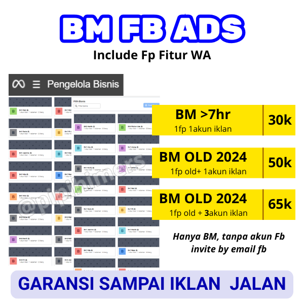 Jual BM FB ADS OLD 2024 Business Manager Portofolio Bisnis Katalog ...