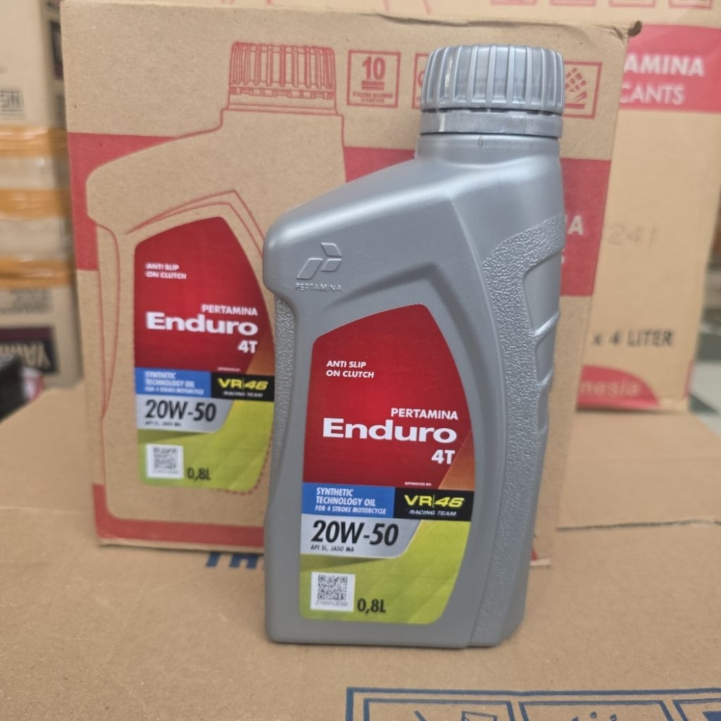 Jual 1 Dus Oli Mesin Pertamina Enduro 4T VR 46 Oil Motor Manual 6 Botol ...