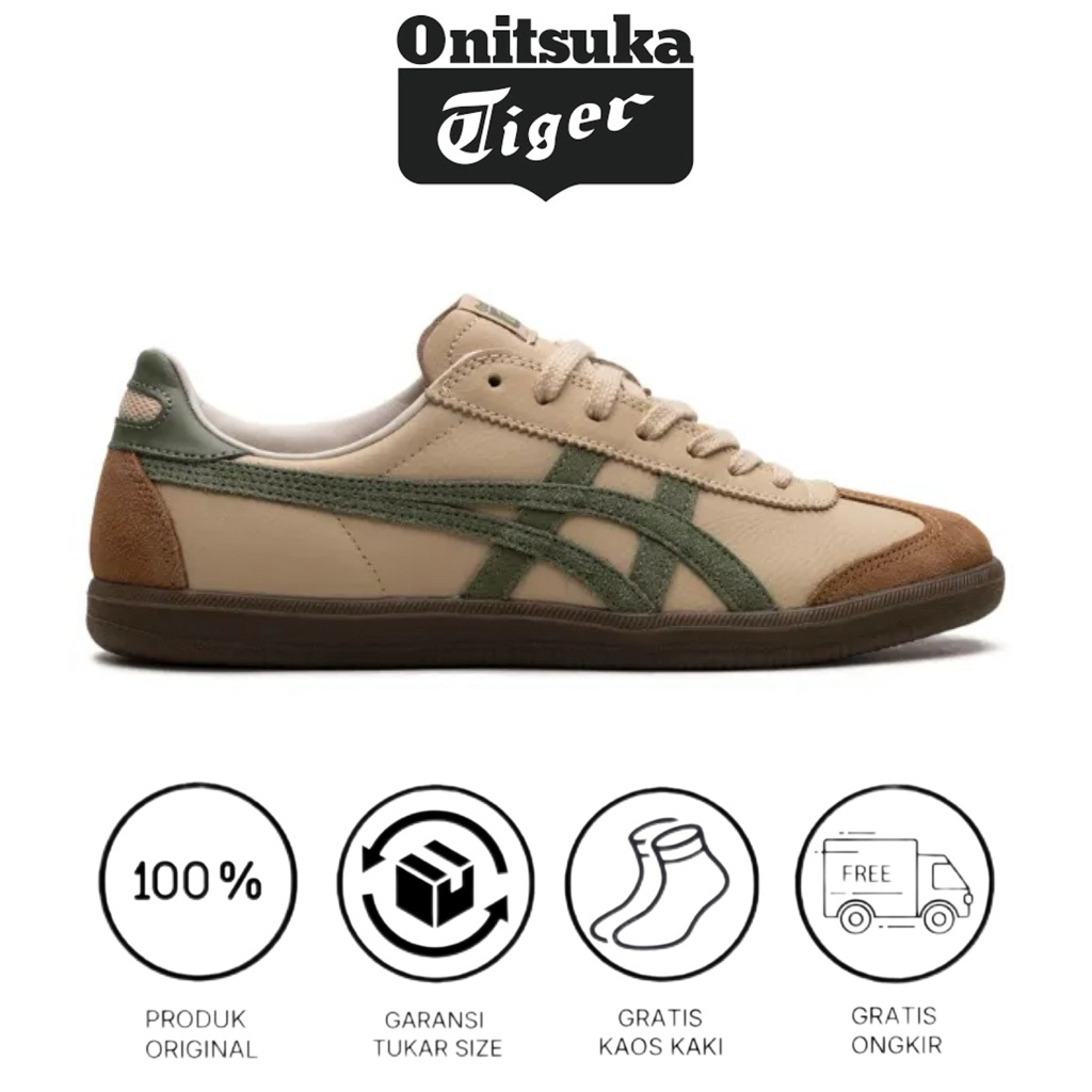 Jual Onitsuka Tiger Mexico 66 Tokuten Beige Green "UNISEX | Shopee ...
