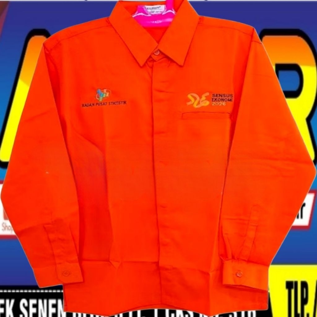 Jual kantong 1 kemeja sensus ekonomi baju sensus ekonomi seragam sensus ekonomi Pdh sensus ...