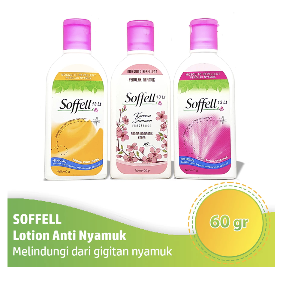 Jual Soffell Lotion Penolak Nyamuk - 60 gram | Shopee Indonesia