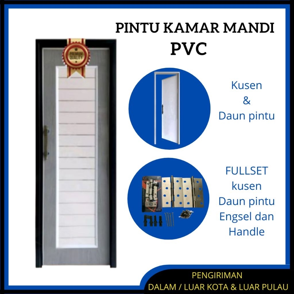 Jual Pintu Toilet Kamar Mandi PVC Tebal Murah Berkualitas Premium ...