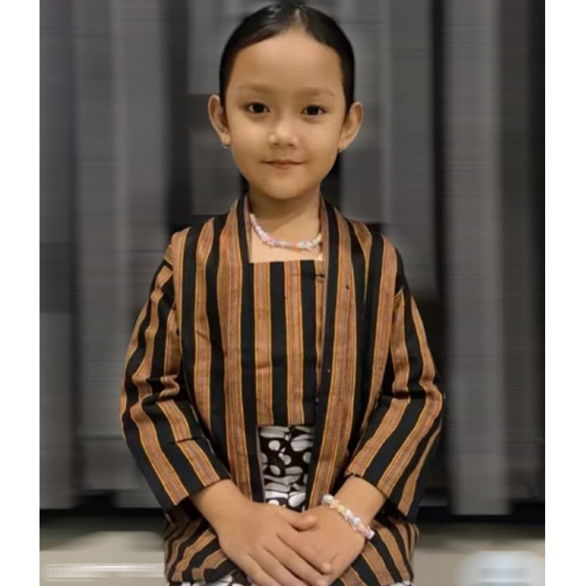 Jual Kebaya lurik anak perempuan Kebaya lurik anak TK dan SD Baju adat ...