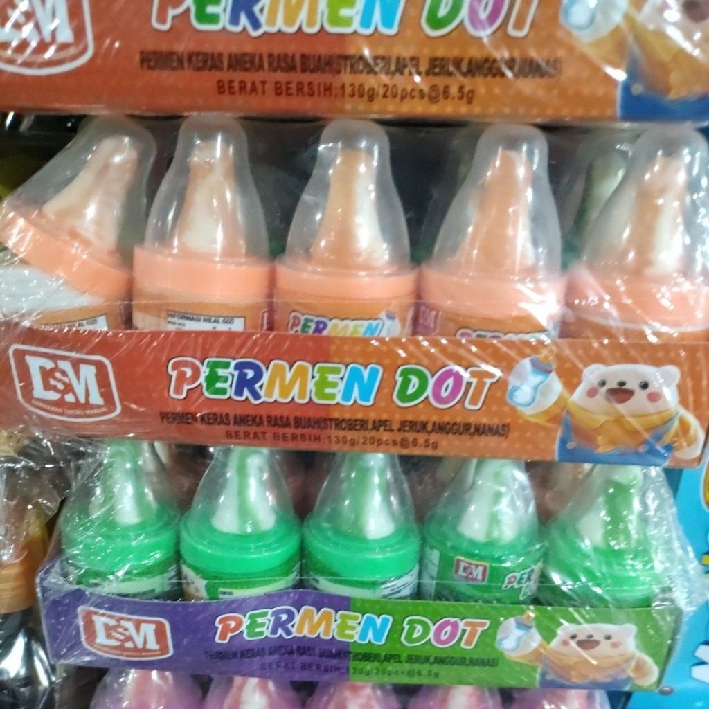 Jual permen aneka rasa permen dot isi 20 | Shopee Indonesia