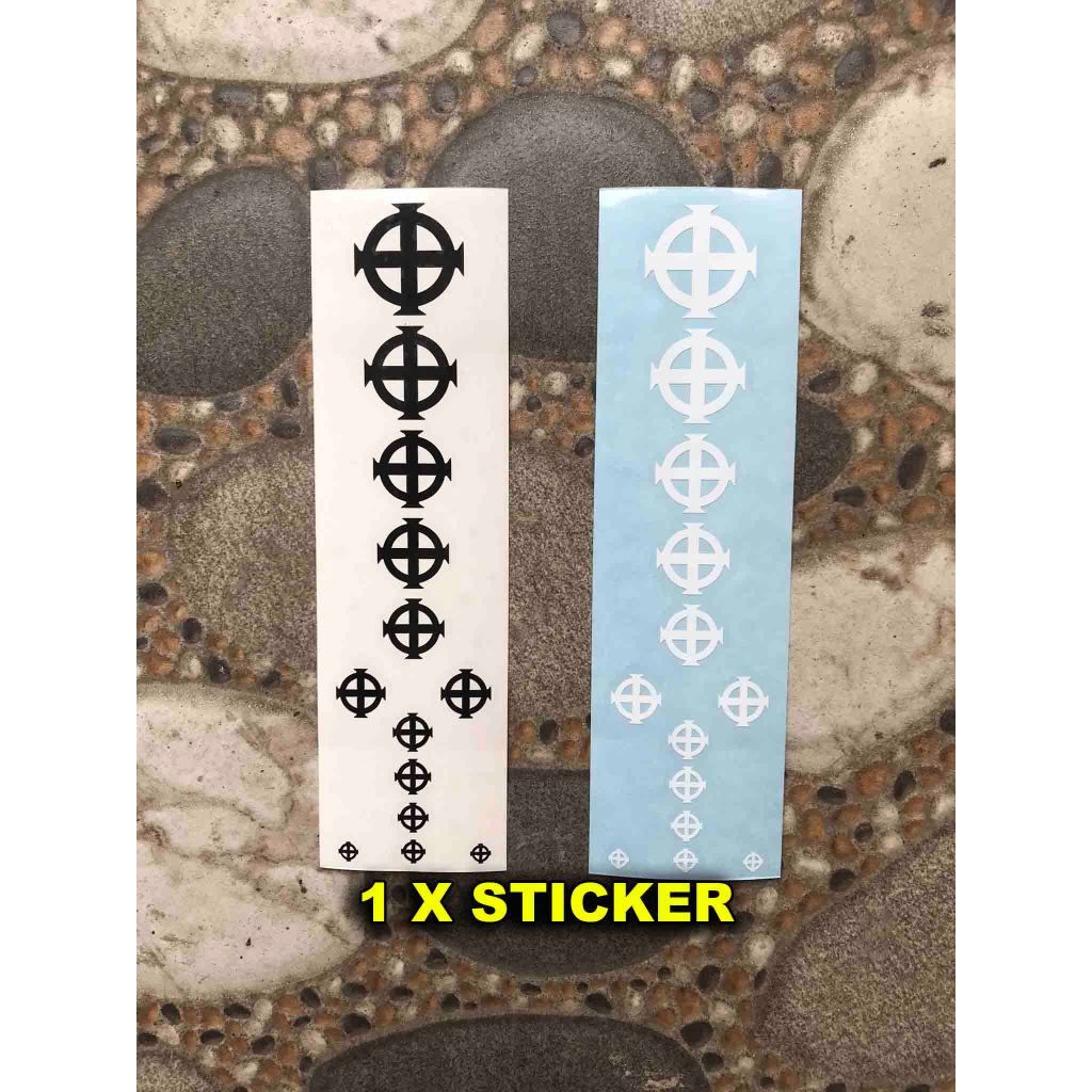 Jual Sticker Inlay Gothic Symbol Epiphone Fingerboard Akustik Elektrik ...