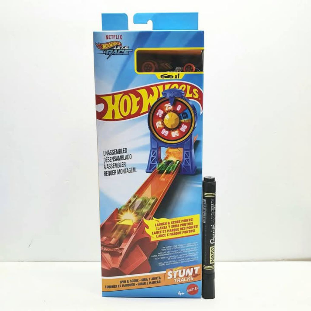 Jual mainan track racing hotwheels original Hot Wheels Spin and Score ...