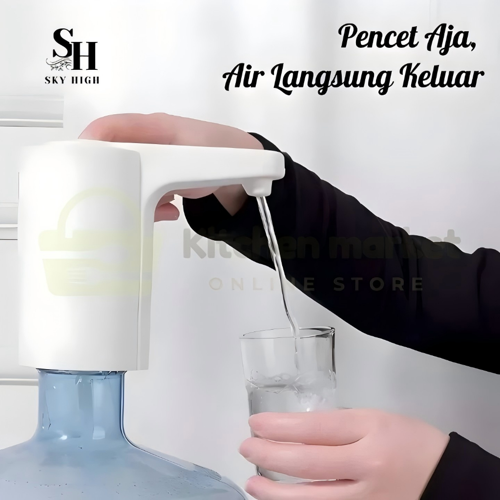 Jual Pompa Galon Elektrik Dispenser Air Minum Gallon Recharge Gallon ...