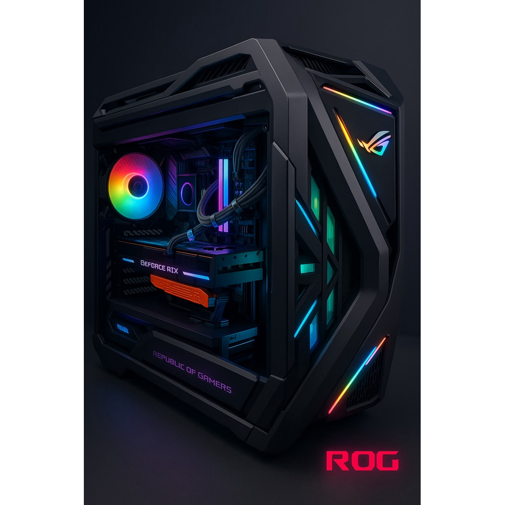 Jual PC Gaming Editing Rendering AMD R9 9950X3D With Asus Rog Strix ...