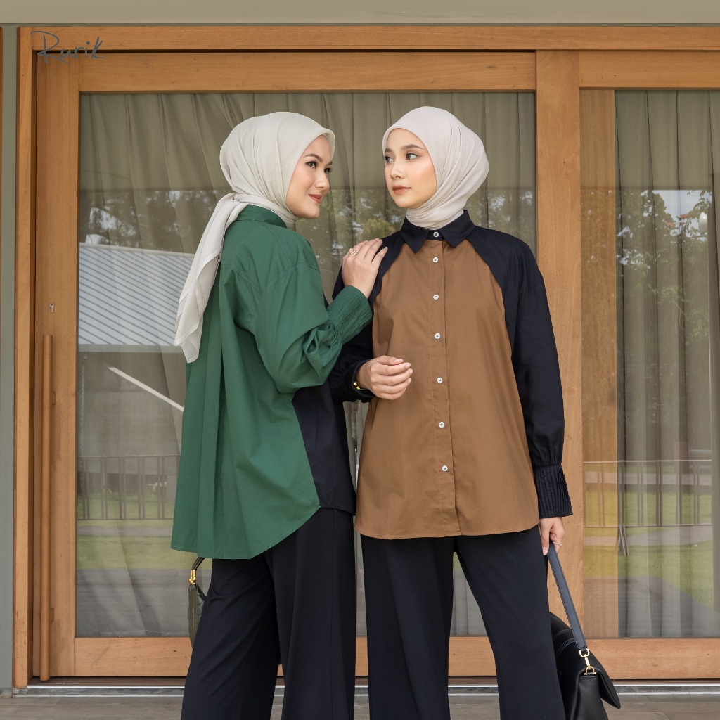 Jual Rurik Kemeja Wanita Casual Oversized Zenola Shirt | Shopee Indonesia