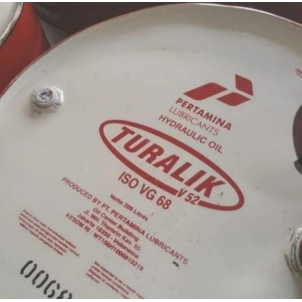 Jual OLI ECERAN PERTAMINA TURALIK 52 / 43 VG-68 /OLI 10 HYDROLIC 1 ...