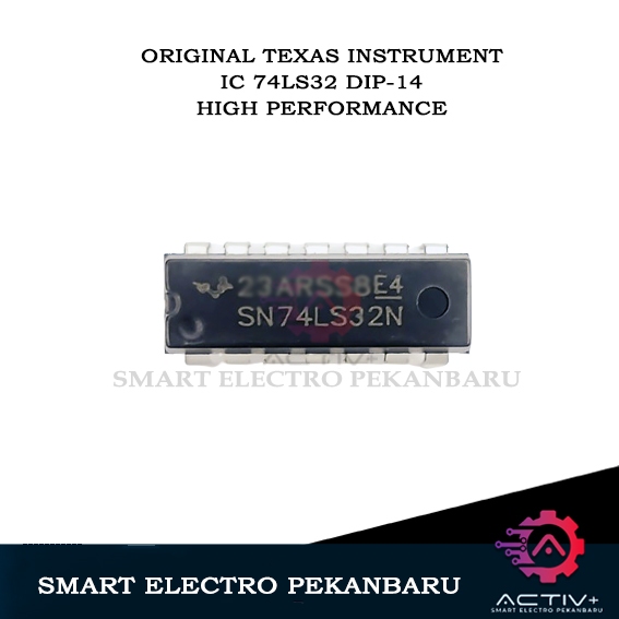 Jual ORIGINAL IC 74LS32 DIP-14 TEXAS INSTRUMENT 7432 OR LOGIC GATE 74LS 32 74 LS32 CD7432 ...