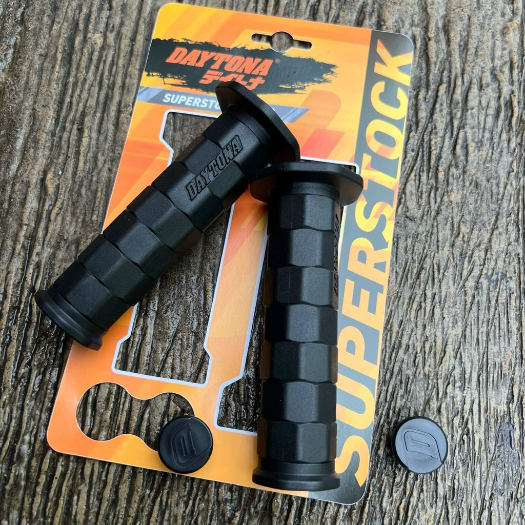 Jual HANDGRIP DAYTONA ORIGINAL SUPERSTOCK GRIPS SS3 BLACK OCTAGON BEAT VARIO 110 125 150 160 CBS ...