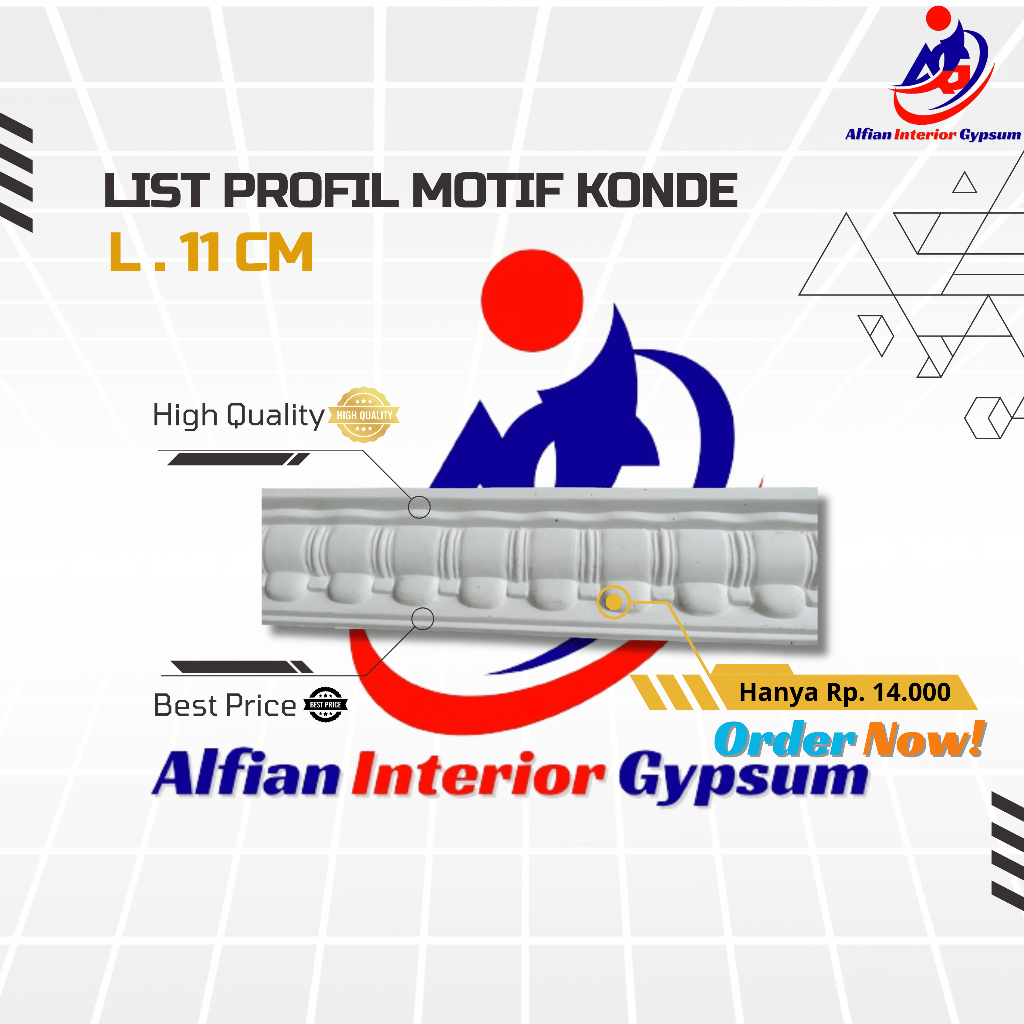 Jual List Profil Gypsum Motif Konde | Shopee Indonesia