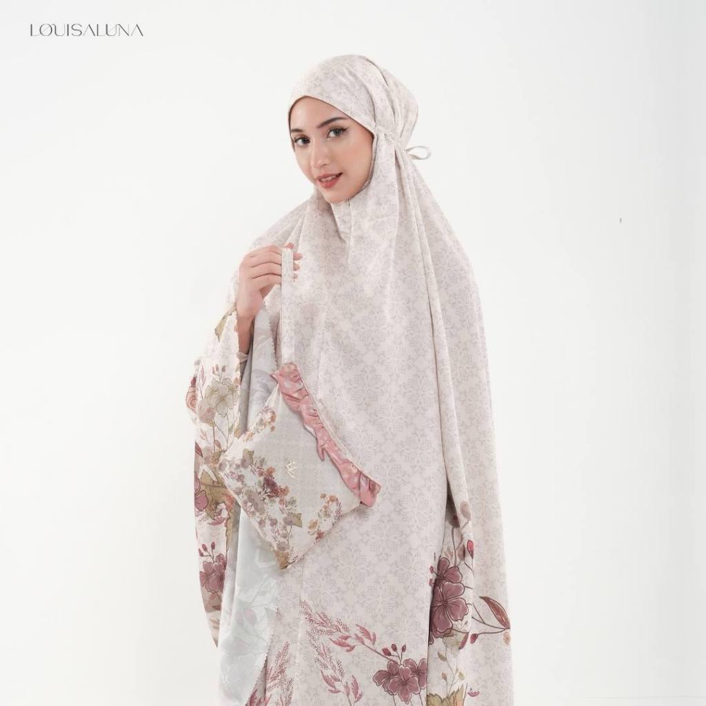 Jual LOUISALUNA - A La Rose Prayer Set - Mukena | Shopee Indonesia