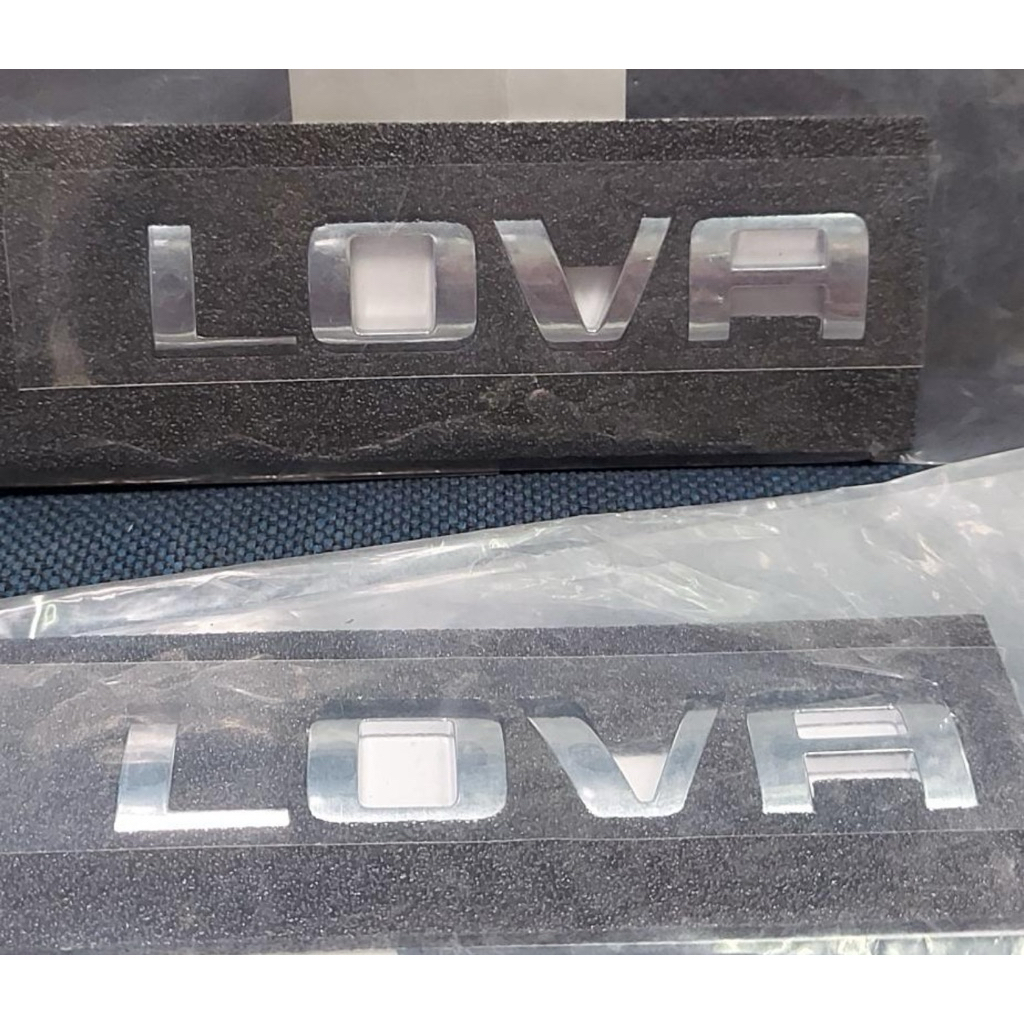 Jual EMBLEM TULISAN LOVA NAME PLATE LOVA ORIGINAL GM | Shopee Indonesia