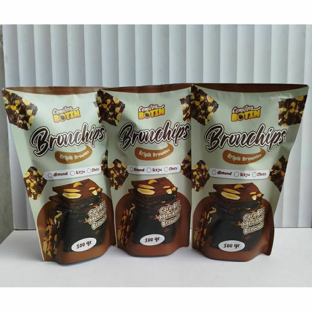Jual keripik brownies | Bronis kering Bronchips nyoklat 100gr | Shopee ...