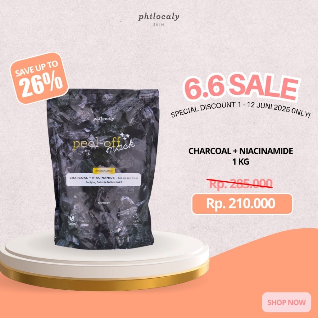 Jual Philocaly Skin Masker Peel Off / Rubber Mask Charcoal ...