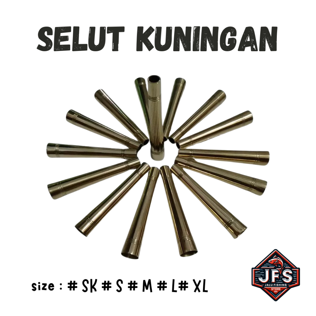 Jual Selut Kuningan Selongsong Kuningan Selut Joran Timbang | Shopee ...