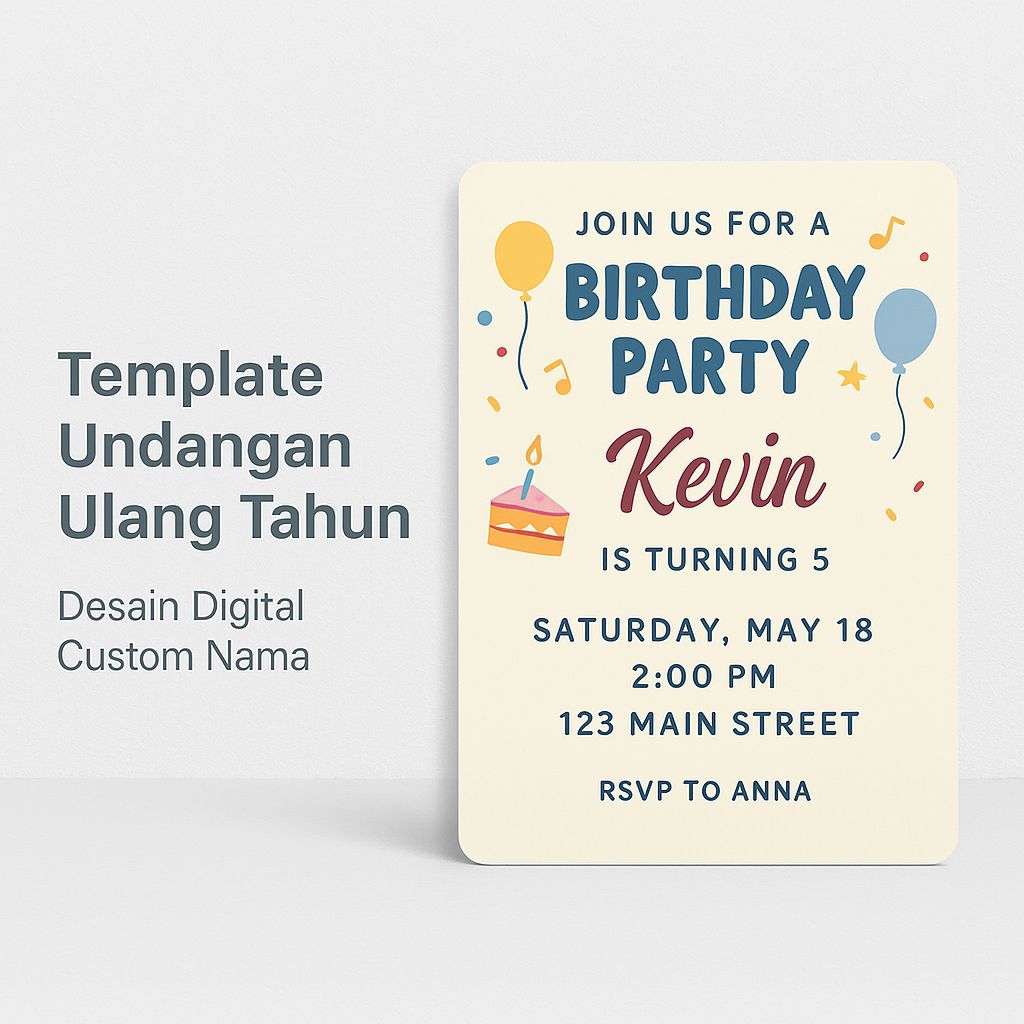 Jual Template Undangan Ulang Tahun – Desain Digital Custom Nama ...
