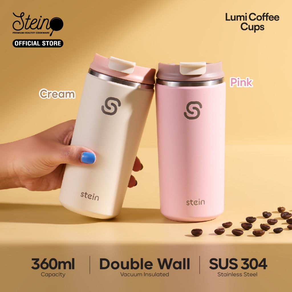 Jual Stein Tumbler Lumi Coffee Cups 360ml –Botol Minum Tahan Panas dan ...