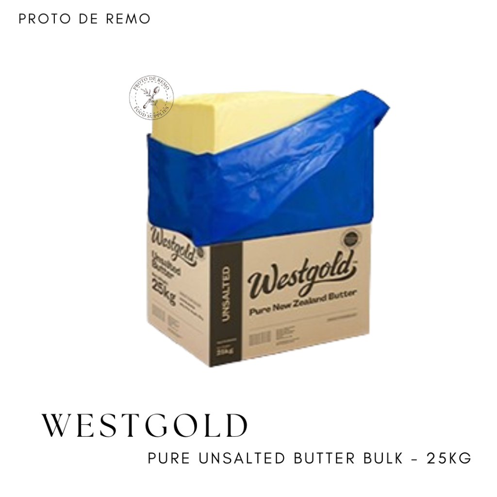 Jual Westgold / Lurmark Pure Butter Bulk Unsalted New Zealand - 25KG ...