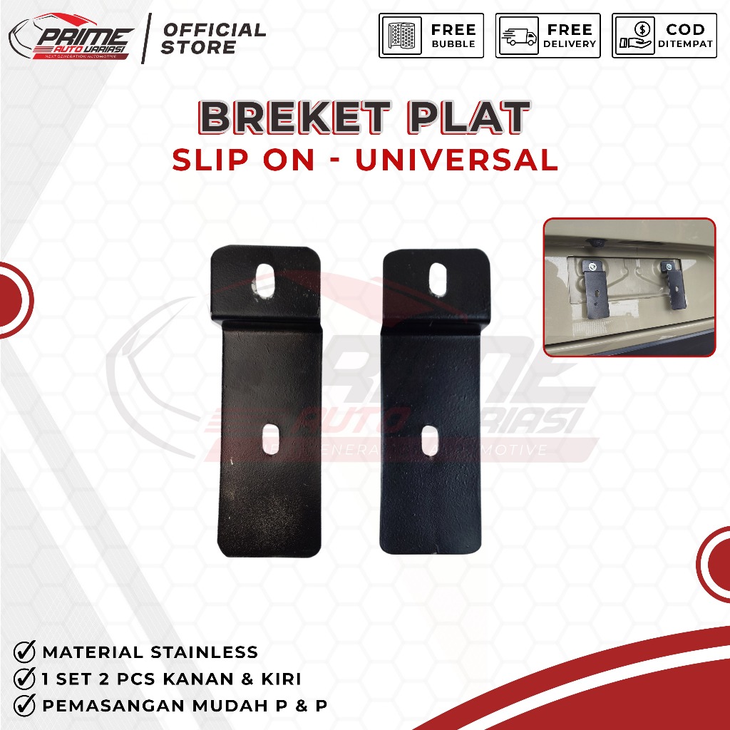 Jual Breket Adaptor dudukan Plat Slip Mobil Universal - Bracket Plat ...