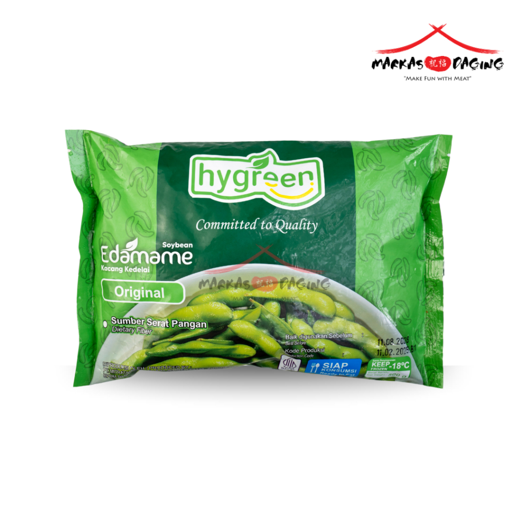 Jual HYGREEN EDAMAME ORIGINAL 500GR / Kacang Kedelai Jepang Mitratani ...