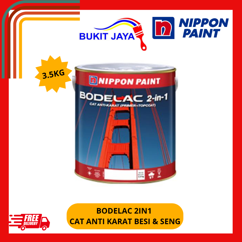 Jual Nippon Paint Bodelac Cat Anti Karat Besi & Seng 3.5KG | Shopee ...