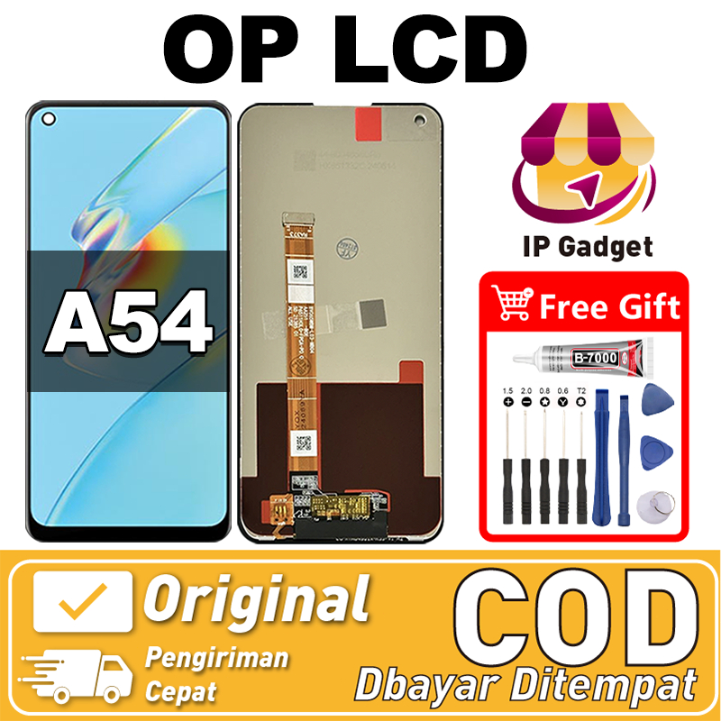Jual Lcd FOR OPPO A54 Original ori asli Layar hp touchscreen Sentuh Versi Tinggi COD | Shopee ...